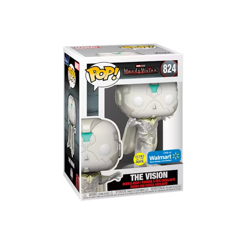 Marvel: WandaVision - The Vision (Glow) Action Figure Funko Pop ...