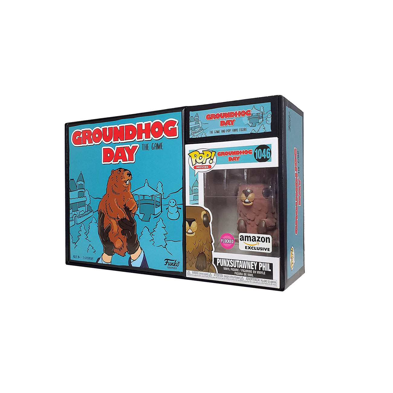 Funko Games: Groundhog Day - The Game, with Flocked Punxsutawney Phil ...