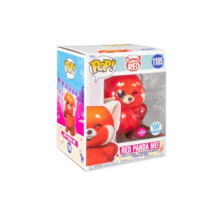 Funko Pop! Pixar Turning Red: Red Panda Mei Flocked Exclusive #1185 ...